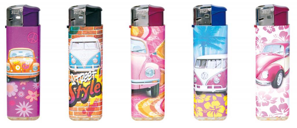 PolyFlame Einweg-Feuerzeug VW Bulli T1 oder VW Käfer kauf bei ...
